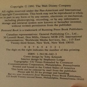 Disney | Accents | Vintage 991 Disney Little Mermaid Postcard Book ...